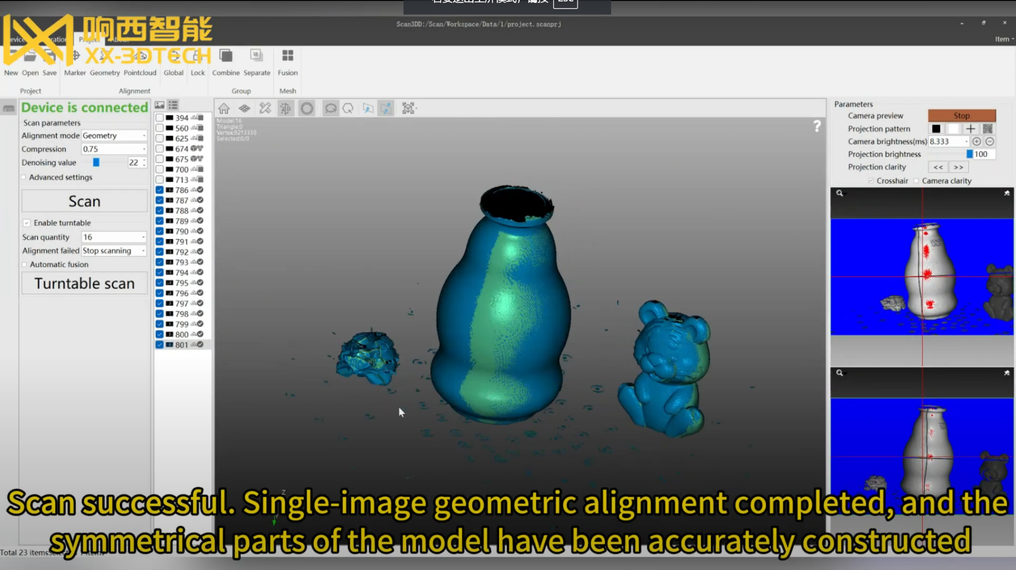 3D Scanning Tips: How to Scan High Precision Symmetrical 3D models - XX ...